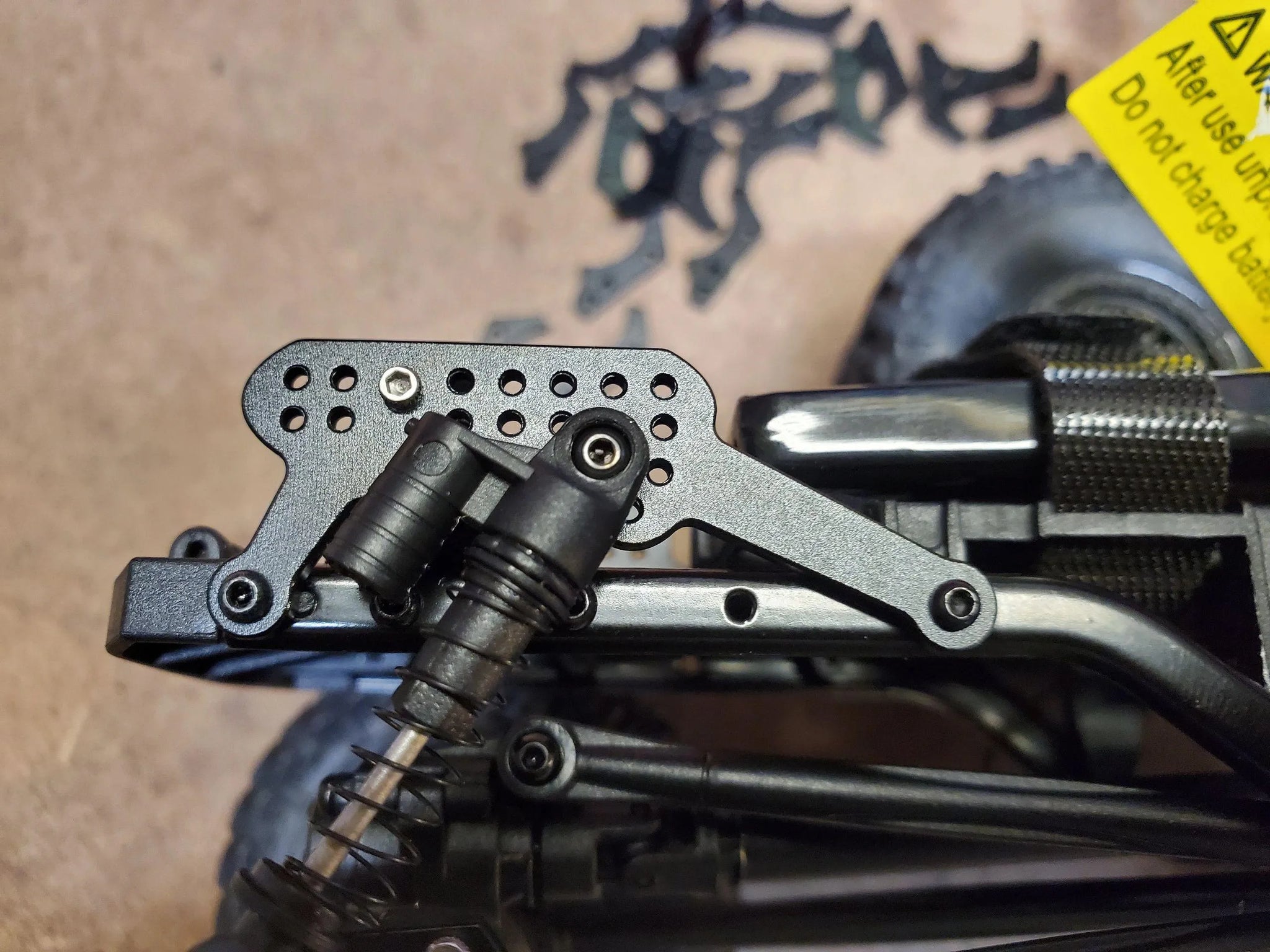 Aluminum Suspension Threaded Shock plates – Mofo Rc